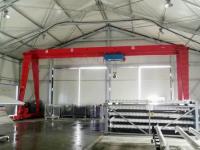 China 6.8 M/Min Certified Industrial Electric Crane Hoist With Air / Remote Operation for sale