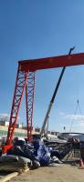 China 1-500T Customizable Lifting Capacity Rail Mounted Gantry Crane With Air / Remote Operation for sale