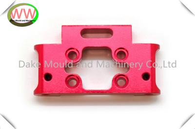 China CNC Machined Aluminum 6082 Parts with Purplish Red Anodization for Machining Centers for sale