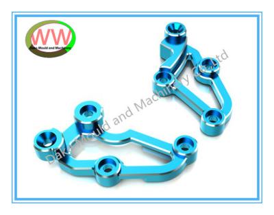 China CNC Machined Aluminum 6061 T6 Parts with Cyan Anodization for Machining Centers for sale