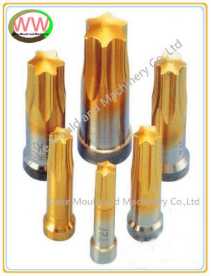 China HSS Torx Punch Precision Grinding Turning Polishing TiN Coating HRC50-65 for sale