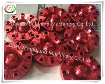 China CNC Machined Aluminum 6082 6061 Cavity Cover Red Black Anodized 30x60x90mm for sale