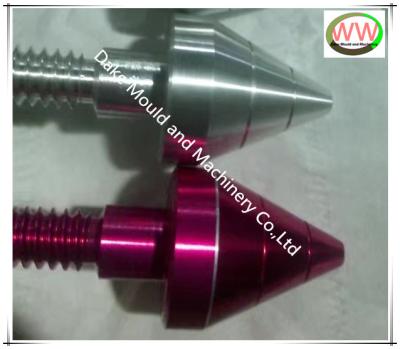 China Precision CNC Turning Aluminium 6082 6061 Pink Anodized Parts High Tolerance for sale
