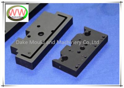 China Precision CNC Machined Aluminum Plate with Black Red Anodizing High Quality Surface 30x60x90mm for sale