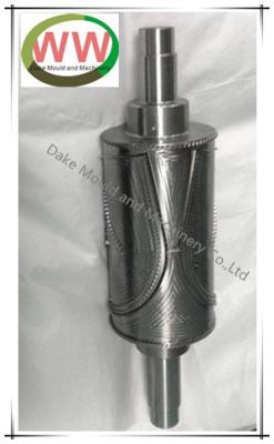 China CNC Turning Milling Embossing Roller for N95 Mask Aluminum SKD11 0.002mm Accuracy for sale