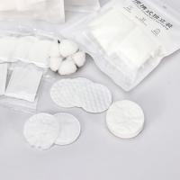China 130g/M2-200g/M2 Disposable Makeup Remover Pads Cotton Rounds For Face for sale