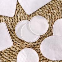 China 100pcs/Bag Cotton Facial Rounds ODM Makeup Remover Pads Disposable for sale