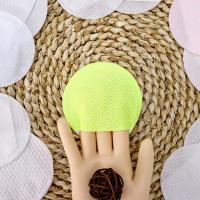 China 60gsm To 120gsm Bamboo Cotton Pads Travel Size Cotton Rounds With Finger Pocket for sale