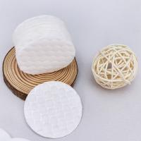 China 100Pcs Bamboo Makeup Remover Pads 5.8cm Disposable Cotton Rounds for sale