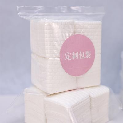 China 500Pcs/Bag Lint Free Nail Pads OEM Square Cotton Pads For Nails Polish Remover for sale