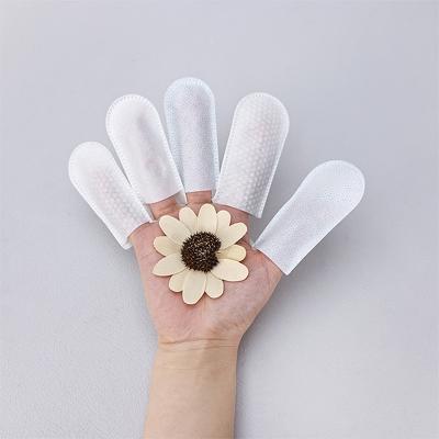 China non woven Dog Teeth Cleaning Finger Pads Clean Teeth Finger Pads For Dogs for sale