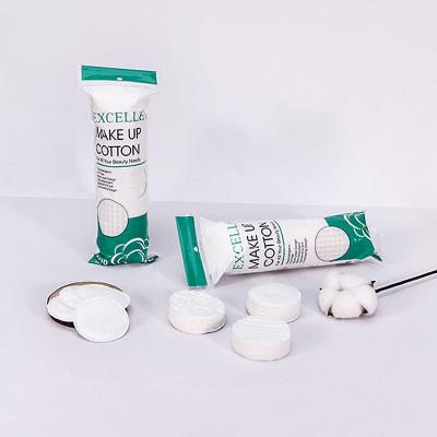 China Non Woven Disposable Cotton Rounds 5.8cm Eco Friendly Makeup Remover Pads for sale