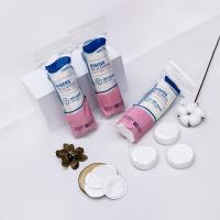 China 5.8cm Disposable Cotton Pad Round Facial Cosmetic Cotton Pads for sale