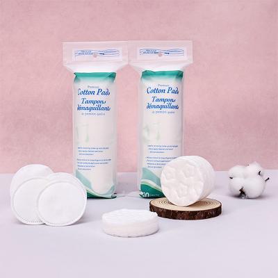 China 58mm Bamboo Makeup Remover Pads Customized Exfoliating Cotton Pads for sale
