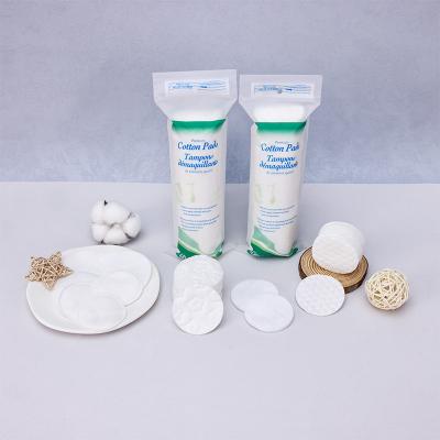 China 80pcs 100pcs 120pcs Cotton Makeup Remover Pads Bamboo Face Pads for sale