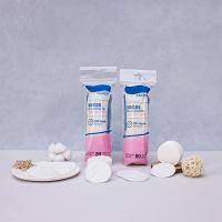China Cosmetic Disposable Cotton Pads Skin Friendly Disposable Cotton Rounds for sale