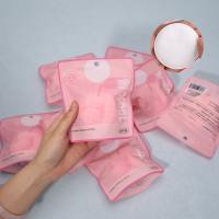 China Portable Round Makeup Remover Pads 5pcs 10pcs 20pcs Cotton Cosmetic Pads for sale