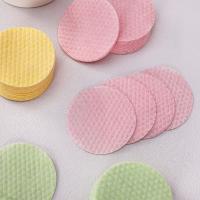 China Face Acneand Wet Compress Cotton Salicylic Acid Cleansing Pads Yellow Green Pink for sale