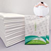 China Nonwoven Disposable Bath Towels High Water Absorption Disposable Spa Towels for sale