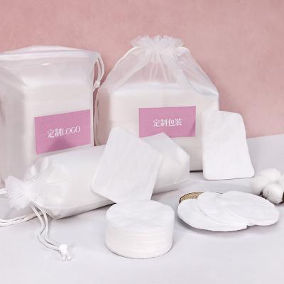 China OEM Cosmetic Cotton Rounds Soft Lint Free Makeup Cotton Rounds for sale