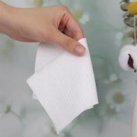 China Nonwoven Cotton Facial Disposable Towel 50gsm-120gsm Dry Disposable Face Cloths for sale