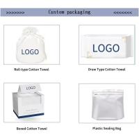 China Customized Disposable Cotton Face Cloths Bamboo Pulp Square for sale