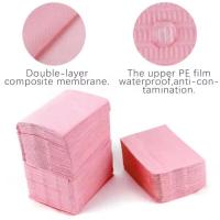 China 125PCS Disposable Table Towels For Nails 33.5x45cm Nail Desk Mat for sale