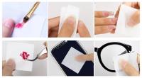 China 60gsm 80gsm Nail Polish Wipes Disposable Nail Polish Remover Wipes for sale