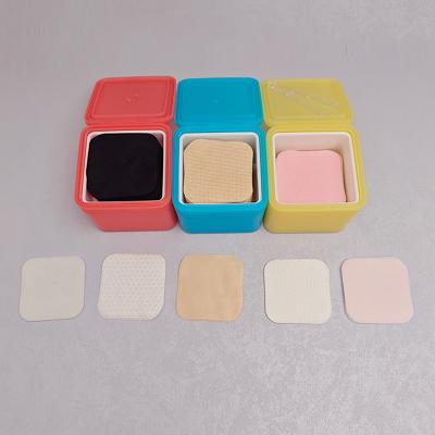 China Nonwoven Organic Cotton Makeup Pads Wet Compress Cotton Squares For Face for sale