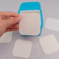 China Nonwoven Organic Cotton Makeup Pads Wet Compress Cotton Squares For Face for sale