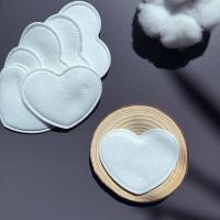 China OEM Disposable Cosmetic Products Heart Shaped Makeup Remover Wipes Wholesale Cotton Pads for Face for sale