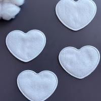 China OEM Disposable Cosmetic Products Heart Shaped Makeup Remover Wipes Wholesale Cotton Pads for Face for sale