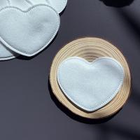China OEM Disposable Cosmetic Products Heart Shaped Makeup Remover Wipes Wholesale Cotton Pads for Face for sale