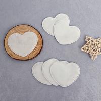 China OEM Eco Friendly Heart Shaped Cotton Pads Disposable Biodegradable Makeup Remover Pads for sale