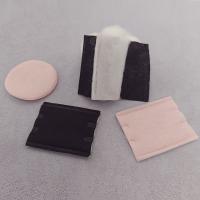 China OEM Premium Organic Disposable Facial Cosmetic Pure Cotton Pads Makeup Remover Pad Black Cotton Pad for sale