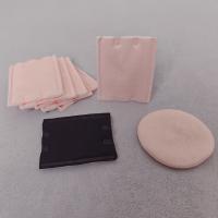 China OEM Premium Organic Disposable Facial Cosmetic Pure Cotton Pads Makeup Remover Pad Black Cotton Pad for sale