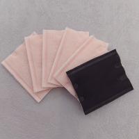 China OEM Premium Organic Disposable Facial Cosmetic Pure Cotton Pads Makeup Remover Pad Black Cotton Pad for sale