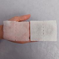 China Custom Logo Premium Disposable Cotton White Facial Make-Up Remover Pads Soft Skin Care Cleaning OEM for sale