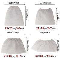 China Hot Sale High Quality Square Manicure Vacuum Cleaner Bags for Nail Dust Collector White Dustproof Storageil Tool for sale