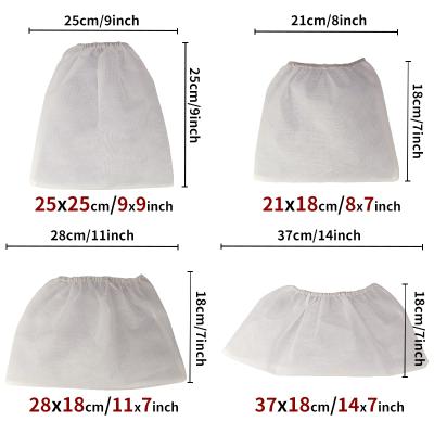 China Hot Sale High Quality Square Manicure Vacuum Cleaner Bags for Nail Dust Collector White Dustproof Storageil Tool for sale