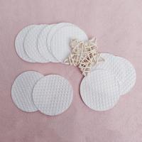 China OEM Cosmetic Cotton Round Pads Facial Cotton Pads Facial Pure Makeup Cotton Pad Embossing for Face Makeup and Clean for sale