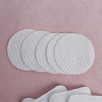 China OEM Cosmetic Cotton Round Pads Facial Cotton Pads Facial Pure Makeup Cotton Pad Embossing for Face Makeup and Clean for sale