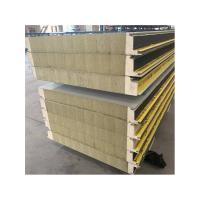 China Baodu Rock Wool Sandwich Panel 50-200mm A1 Fire Rated for Warehouse Workshop Insulation for sale