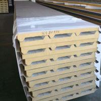 China 100mm PUR Polyurethane Sandwich Panel Insulated Metal Roof and Wall Panel for sale
