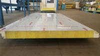 China Rockwool Glasswool Acoustic Sandwich Panel - 100mm Thickness, 41dB Sound Insulation, CE Certified for sale