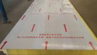 China Fireproof Insulated PUF 25mm Sandwich Panel with PU Rockwool - 35-41dB Sound Insulation, CE Certified for sale