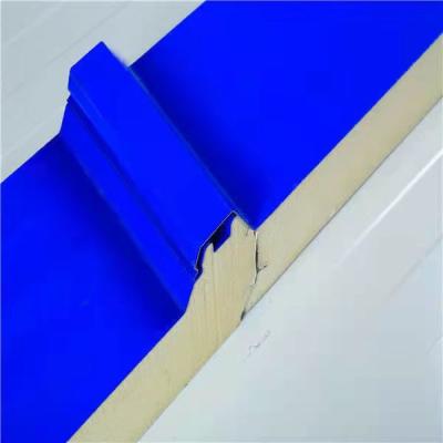 China 100mm Insulated PUR PIR Sandwich Panel for Cold Rooms and Roof Cladding with 0.19 W/m²K Thermal Conductivity for sale