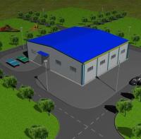 China Prefab Steel Warehouse Building Light Steel Structure Q235 Q355 Customizable for sale