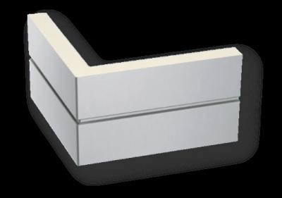 China Right Angle Corner PUF Partition Panel for Cold Room Warehouses - 6 Million m² Annual Production Capacity with CE & GOST Certification for sale
