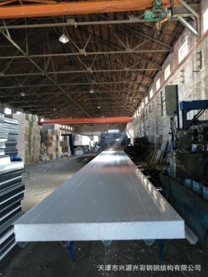 China 75mm EPS Insulated Sandwich Panel with 1mm Steel for Roof and Wall Construction for sale